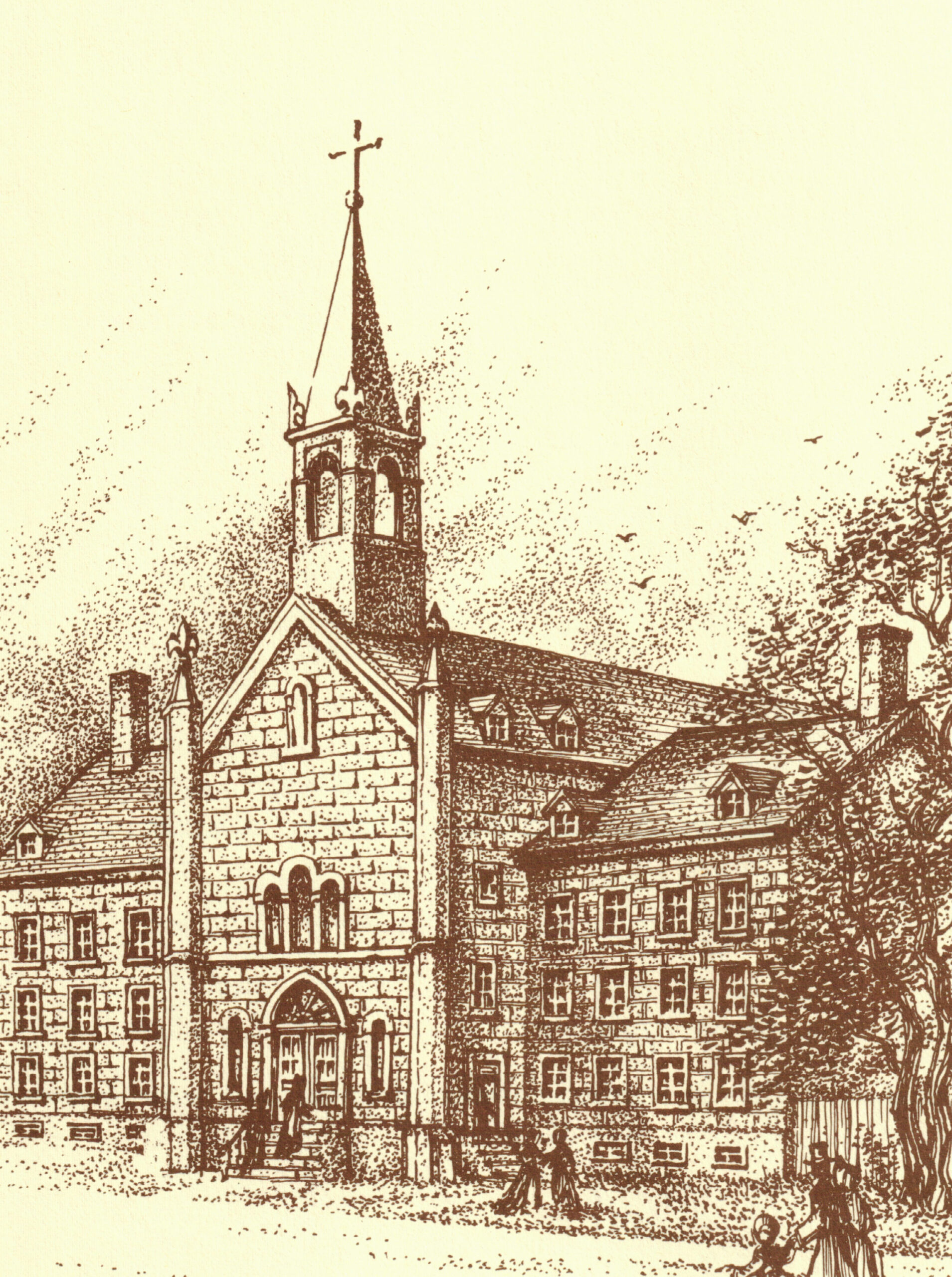 Première prise d'habit (25 mars 1843) - Soeurs de la Providence